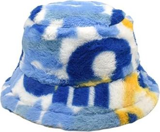 Generic Chapeau en peluche avec impression de lettres pour hommes et femmes, chapeau de pêcheur imitation automne et hiver, chapeau dextérieur pour entraîneme
