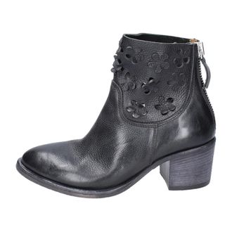 Moma Vintage Leder Stiefeletten - - Shoes - Damen - Schwarzk - 36 EU