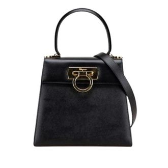 Ferragamo Pre-owned Lederhandtasche - - Pre-owned - Damen - Schwarzk - ONE SIZE