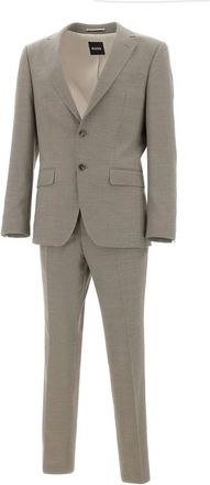 HUGO BOSS Homme, Costumes, Beige, Taille: 3XL Costume deux pi&egrave;ces crois&eacute; simple