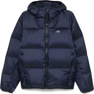 Lacoste Gef&uuml;tterte Kapuzenjacke - Blau