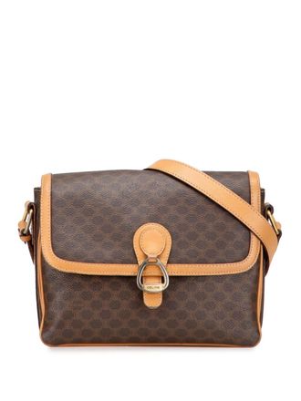 Celine sac &agrave; bandouli&egrave;re Macadam (2013) - Marron