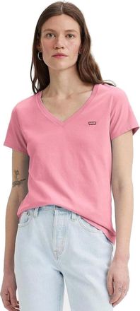 Levi's Damen Perfect V-Neck T-Shirt,Tameless Rose,XS
