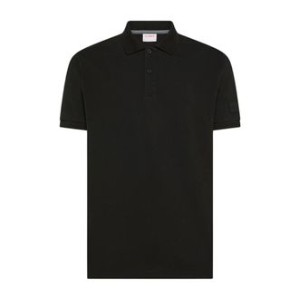 Sun 68 Homme, Tops, Noir, Taille: 2XL Polo Big Logo on Sleeve S/S