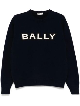 Bally pull à patch logo - Bleu