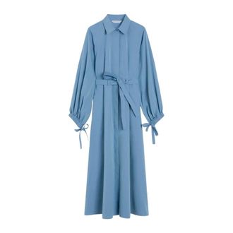 Max Mara Femme, Robes, Bleu, Taille: 38 FR Viale Shirt Dress