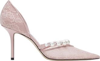 Jimmy Choo London Femme, Chaussures, Rose, Taille: 41 EU Aurelie 85 D&eacute;collet&eacute;