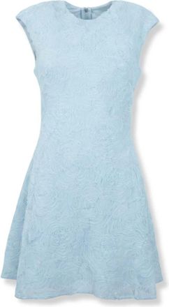 Rotate Rotate Birger Christensen, Femme, Robes, Bleu, Taille: 38 FR Mesh Mini Dress
