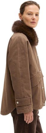 Marc O'Polo Outdoorjacke mit abnehmbarem Fake-Fur-Kragen
