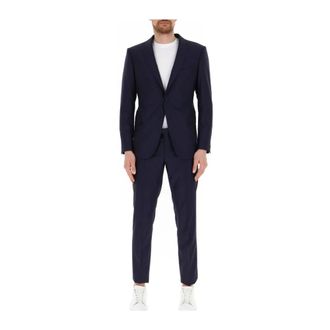 Emporio Armani Luxuri&ouml;ser einreihiger Anzug - - Suits - Herren - Blau - L