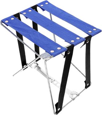 BESPORTBLE UPKOCH Klappbarer Campinghocker Klein aus Robustem Material Tragbarer Outdoor Hocker f&uuml;r Angeln Wandern und Garten Faltbarer Sitzhocker Platzsparend u