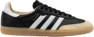 adidas Samba OG Chaussures de style de vie pour homme (Off White/Core Black/Gum 3), Gomme noire et blanche 3, 46 EU