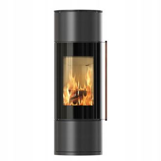 Kratki Kaminofen aus Stahl KRATKI Ambler 7 kW fi 150 tahlofen Modern BImSchV Stufe 2 Flamme Verte 7 Energieklasse A+ mit T&uuml;rfeder