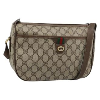 Gucci Sac bandouli&egrave;re vintage Pre-owned - Femme - Pre-owned - Beige - Taille: ONE Size