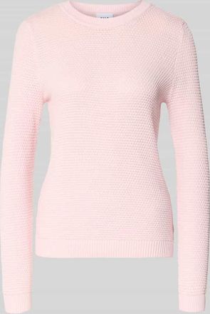 Vila Strickpullover mit gerippten Abschl&uuml;ssen Modell dalo