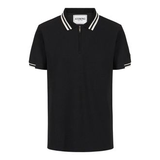 Iceberg Homme, Tops, Noir, Taille: 2XL Piquet Polo