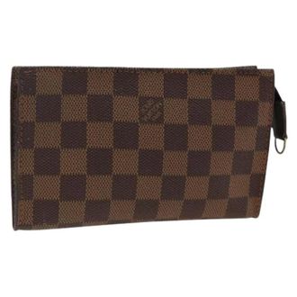 Louis Vuitton unisex, Pre-owned, Brun, Taille: ONE Size Pochette Damier Ebene Vintage Pre-owned