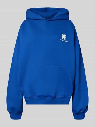 Karo Kauer Oversized Fit Hoodie aus reiner Baumwolle mit Label-Detail