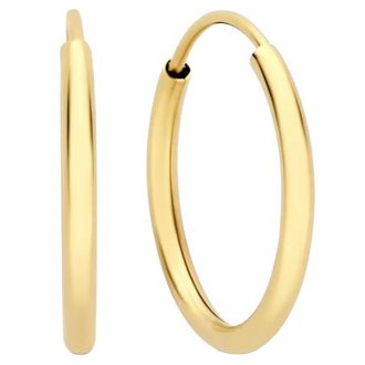 Isabel Bernard Ohrringe - Le Marais Cerise 14 karat hoop earrings - Gr. unisize - in Gold - f&uuml;r Damen
