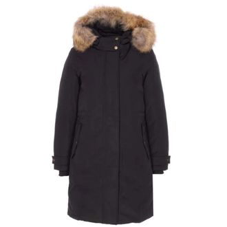 Woolrich Grace Fur Parka - - Coats - Damen - Schwarzk - L