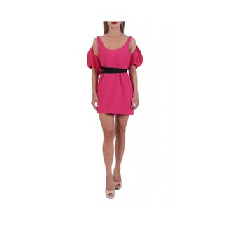 Pinko Nespola Abito Kleid mit abnehmbarem &Auml;rmel - - Dresses - Damen - Rosa - 2XL