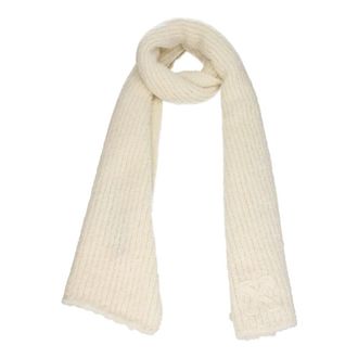 Off-white Wool Scarf - - Accessories - Herren - Beige - ONE SIZE