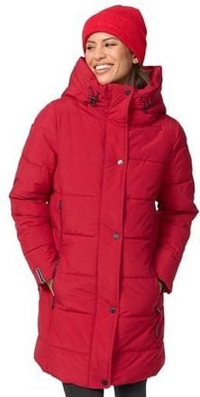 Marikoo Veste dhiver matelass&eacute;e pour femme - Transition - Veste matelass&eacute;e longue et chaude avec capuche B987, M