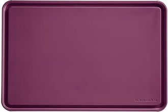 KitchenAid Klassisches Kunststoff-Schneidebrett mit umlaufendem Graben und rutschfesten Kanten, sp&uuml;lmaschinenfest, 30,5 x 45,7 cm, Rote Beete