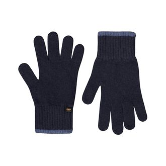 Moorer Homme, Accessoires, Bleu, Taille: 8 IN Cashmere Knit Gloves