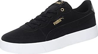 Puma Puma Skye Clean RARE Metallic, Basket Femme, Black Black Team Gold, 38 EU