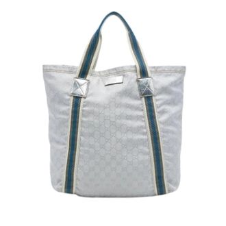 Gucci Pre-owned Canvas Tote Bag - - Pre-owned - Damen - Grau - ONE SIZE