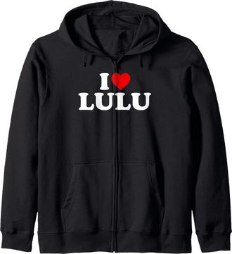 Lulu Designs Ich Liebe Lulu Kapuzenjacke
