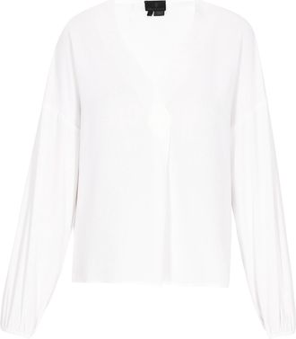 Dreimaster Dreimaster Bluse Frauen cremefarben