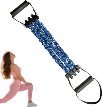 Generico Elastische &Uuml;bungsb&auml;nder, Widerstandsb&auml;nder aus Naturlatex mit 3 L&ouml;chern, hochelastischer Latex, f&uuml;r Fitness, Brustdehner f&uuml;r Frauen und M&auml;nner