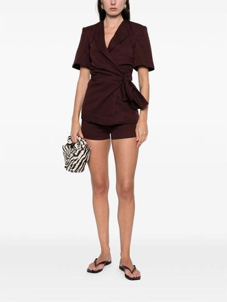 Faithfull The Brand Knot Wrap Jacket - Red