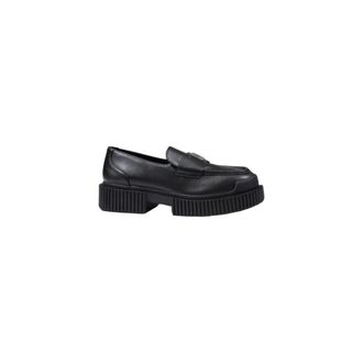 A|X Armani Exchange Schwarze Leder-Plateauschuhe - - Shoes - Damen - Schwarzk - 41 EU