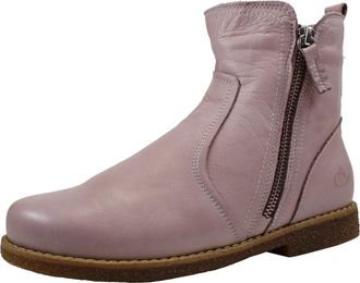 Andrea Conti Damen Stiefelette Boot Zierrei&szlig;verschluss Leder 0344814, Gr&ouml;&szlig;e:40 EU, Farbe:Rosa