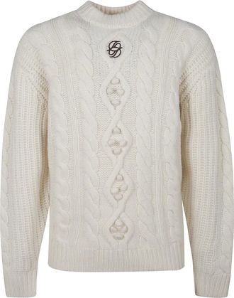 Dr&ocirc;le de Monsieur Homme, Pulls, Blanc, Taille: L Pull ras du cou