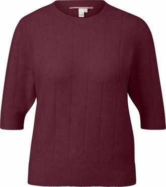QS by s.Oliver Pullover Kurzarm