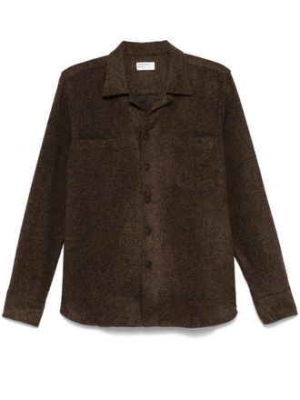 Universal Works chemise en feutre - Marron