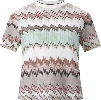 Missoni Femme, Pulls, Multicolore, Taille: 38 FR Tricot ras du cou