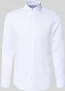 Seidensticker Slim Fit Business-Hemd aus Baumwolle mit Kentkragen