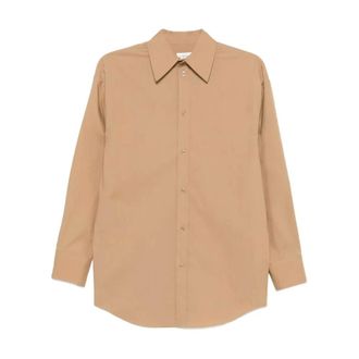 Saint Laurent Damen, Blusen & Hemden, Braun, MGr&ouml;&szlig;e