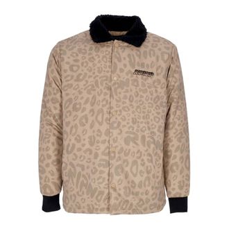 Ripndip Gepunktete Knopfleiste Jacke Tan - - Jackets - Herren - Beige - XL