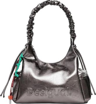 Desigual Femme, Sacs, Brun, Taille: ONE Size Sac à main en bronze pour femme