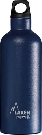 Laken Unisex - Erwachsene Futura Thermo 0,5 Liter, BPA frei, wiederverwendbar, recyelbar (schmale Öffnung) Lakenflasche 0,5 l, Blau, 0.5 L