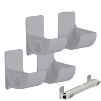 Generic Aluminiumfolien-Organizer-Rack - selbstklebender Umschlagspender, keine Punschfolie und Taschenhalter | Papierhalter für Küchenschrank an der Seite, W