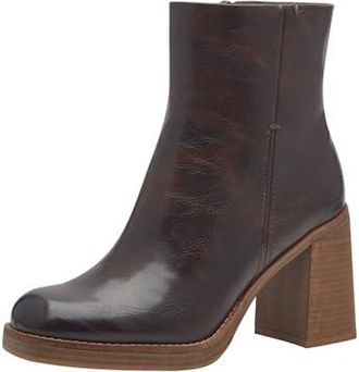 Marco Tozzi Bottines zippées pour Femme 2-25347-43 Botte Tendance, café, 37 EU