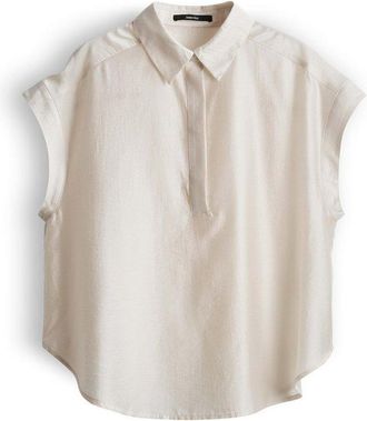 someday Satinbluse Zamin aus Satin mit Crash-Optik