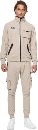 Benlee Rocky Marciano Trainingsanzug Herren Sand 3XL Camarillo | Jogginganzug Herren - Slim Fit - Trainingsanzug mit Reißverschluss und Taschen Hausanzug Herren Warm